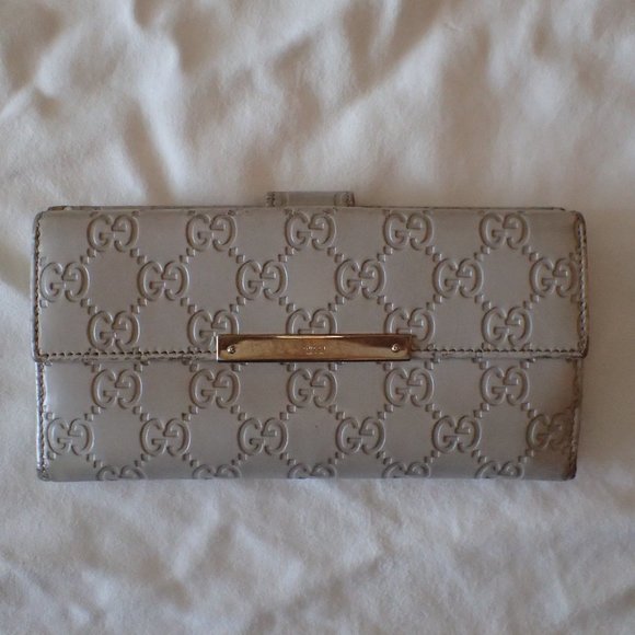 Gucci | Bags | Vintage Gucci Long Wallet | Poshmark
